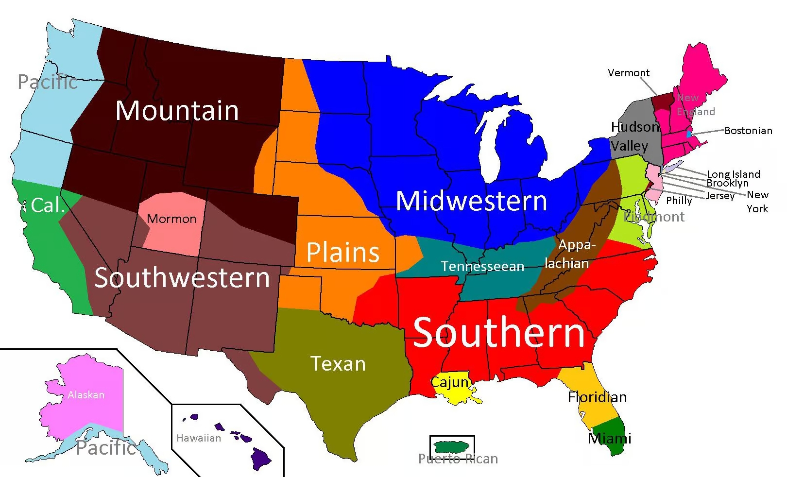Discover American Accent Maps and Improve Your Spoken English - Utell ...